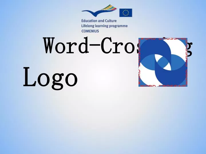 PPT - Word-Crossing Logo PowerPoint Presentation, free download - ID ...