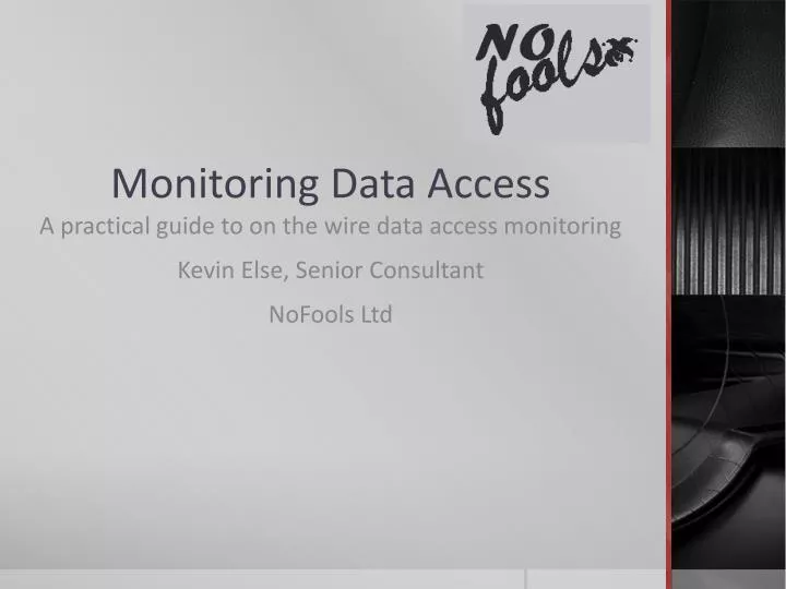 PPT - Monitoring Data Access PowerPoint Presentation, free download ...