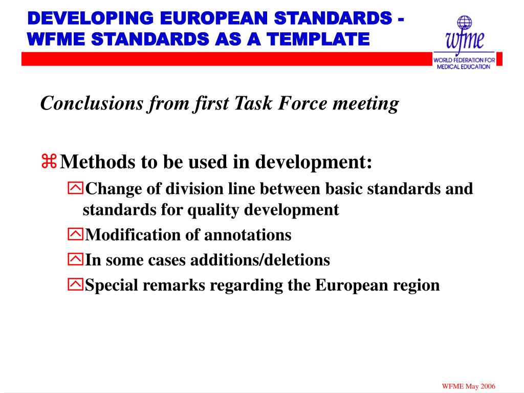 PPT - WFME WORLD FEDERATION FOR MEDICAL EDUCATION PowerPoint ...