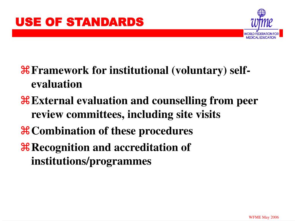 PPT - WFME WORLD FEDERATION FOR MEDICAL EDUCATION PowerPoint ...