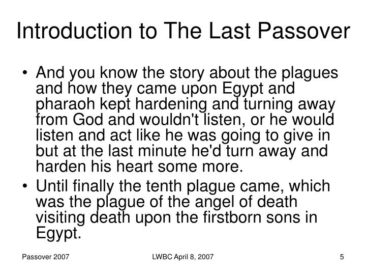 PPT - The Passover Seder PowerPoint Presentation - ID:4170167