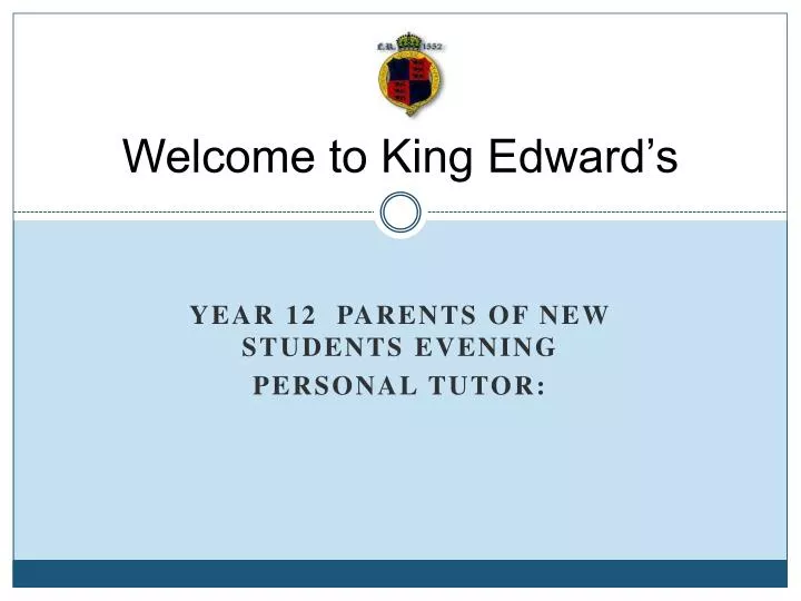 PPT - Welcome to King Edward’s PowerPoint Presentation, free download ...
