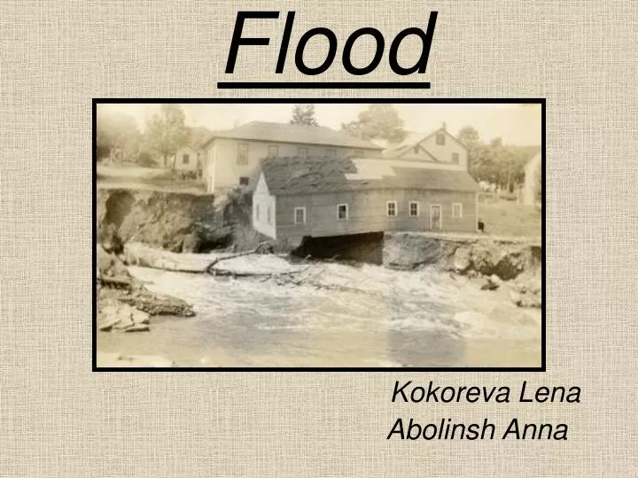 PPT - Flood PowerPoint Presentation, free download - ID:4171532