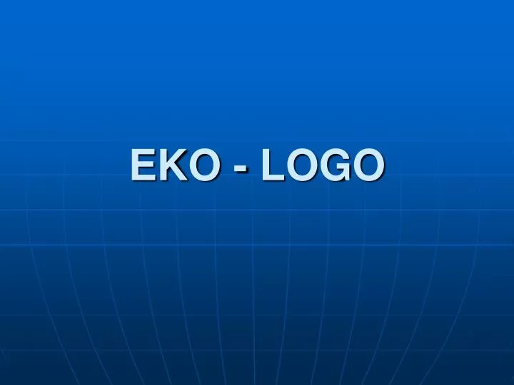 PPT - EKO - LOGO PowerPoint Presentation, free download - ID:4172613