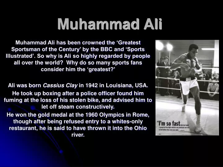 PPT - Muhammad Ali PowerPoint Presentation, free download - ID:4173248
