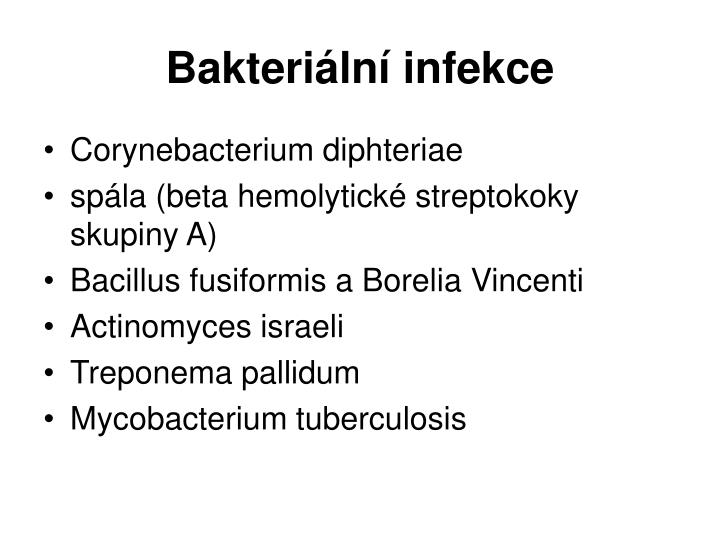 PPT - Infekční choroby dutiny ústní PowerPoint Presentation - ID:4173269