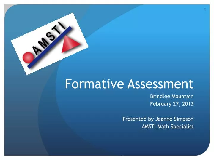 PPT - Formative Assessment PowerPoint Presentation, free download - ID ...