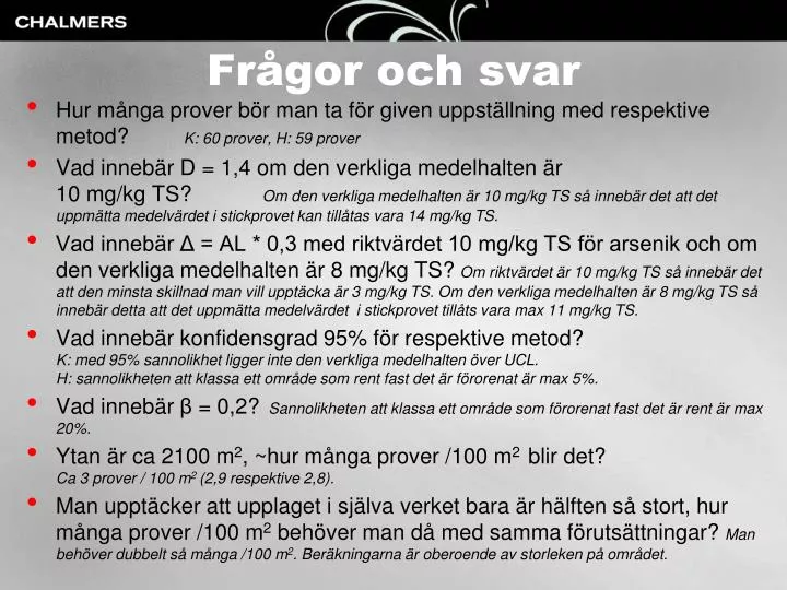 PPT - Frågor och svar PowerPoint Presentation, free download - ID:4175788