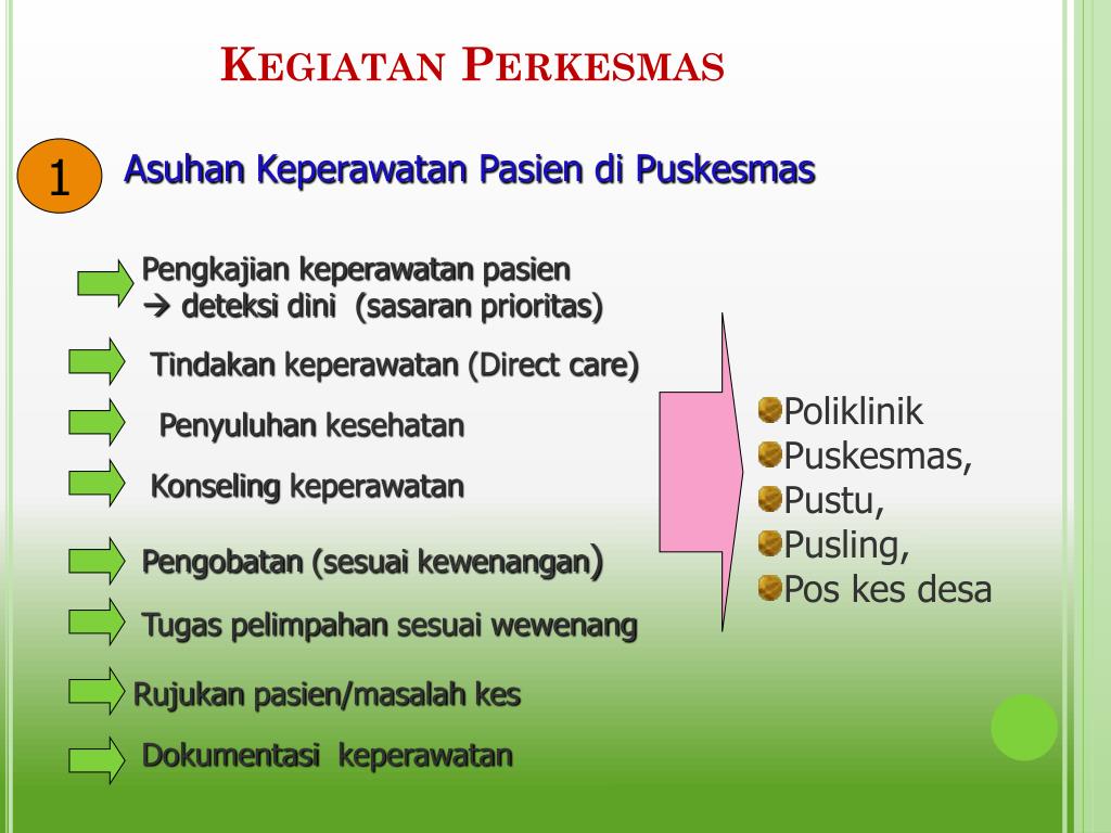 PPT - KEBIJAKAN KEPERAWATAN KESEHATAN MASYARAKAT (PERKESMAS ...