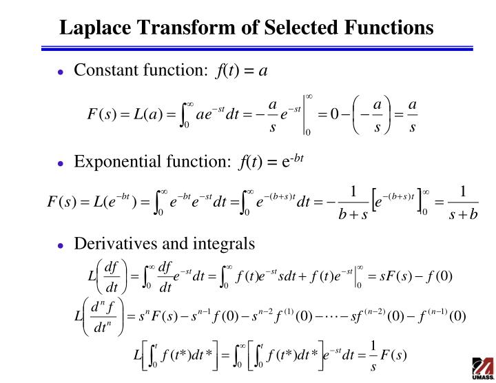 PPT - Laplace Transform PowerPoint Presentation - ID:4176473