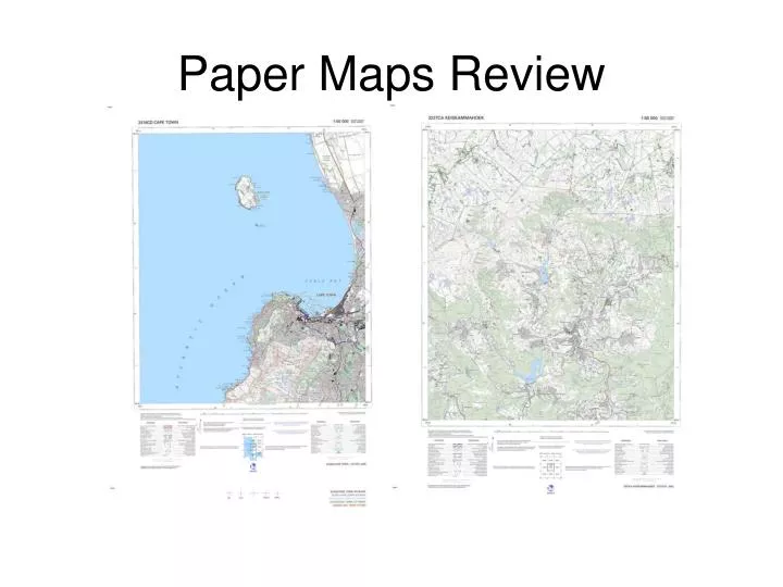 PPT - Paper Maps Review PowerPoint Presentation, free download - ID:4176630
