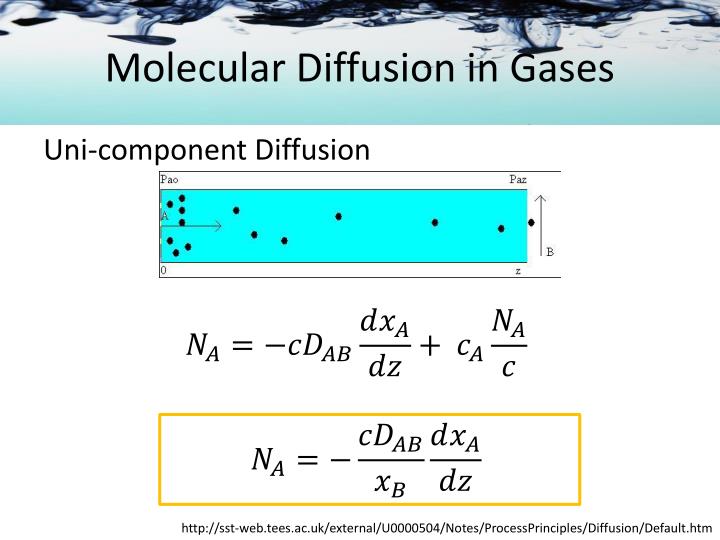 PPT - Molecular Diffusion in Gases PowerPoint Presentation - ID:4177127