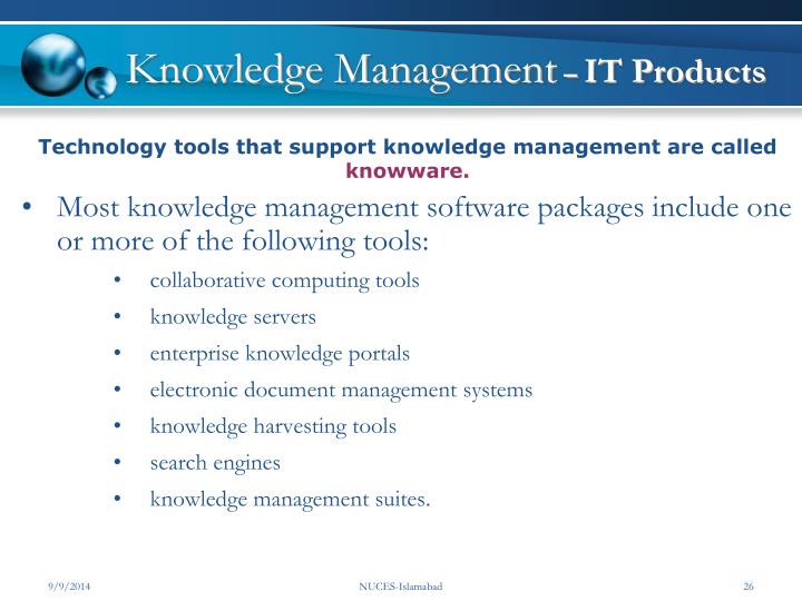 PPT - Management Information Systems Chapter 11: Knowledge Management ...