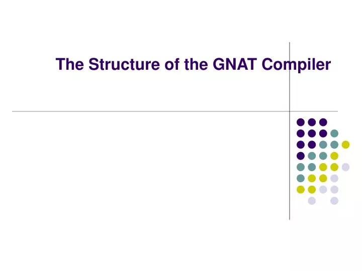 PPT - The Structure of the GNAT Compiler PowerPoint Presentation, free ...
