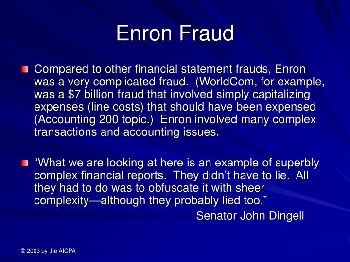 PPT - Business Fraud (The Enron Problem) PowerPoint Presentation - ID ...