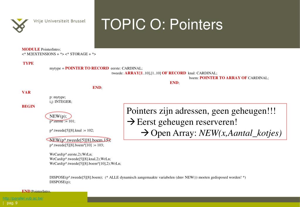 PPT - TOPIC O: Pointers PowerPoint Presentation, free download - ID:4177966