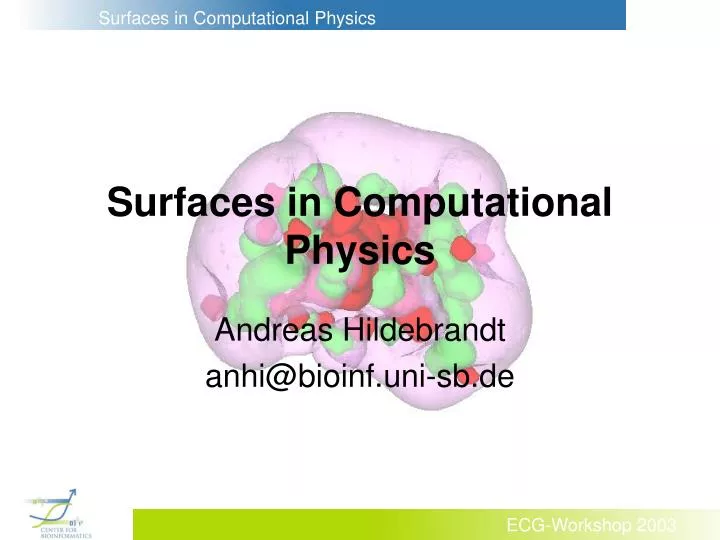 PPT - Surfaces in Computational Physics PowerPoint Presentation, free ...