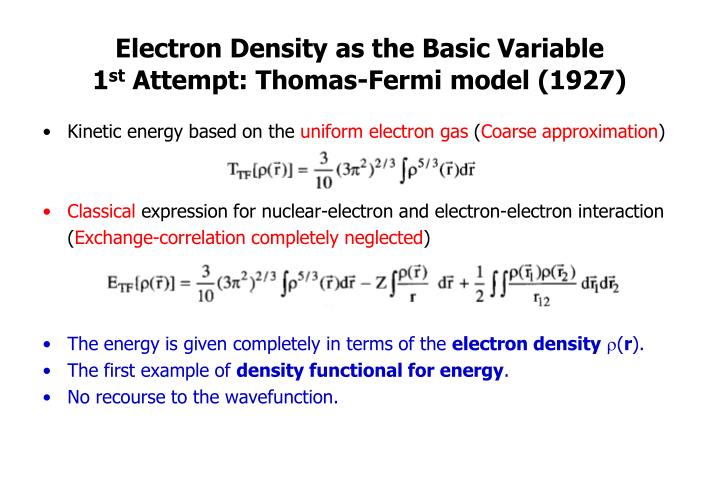 PPT - Lecture 17. Density Functional Theory (DFT) PowerPoint ...