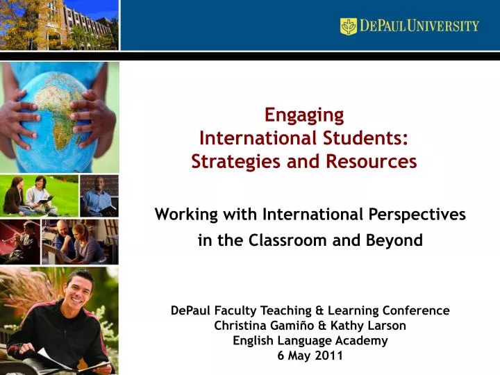 PPT - Working with International Perspectives in the Classroom and ...