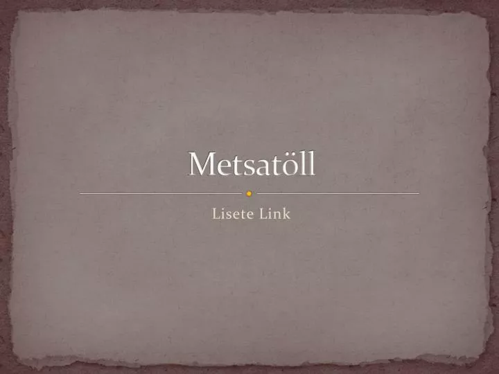 PPT - Metsatöll PowerPoint Presentation, free download - ID:4180078