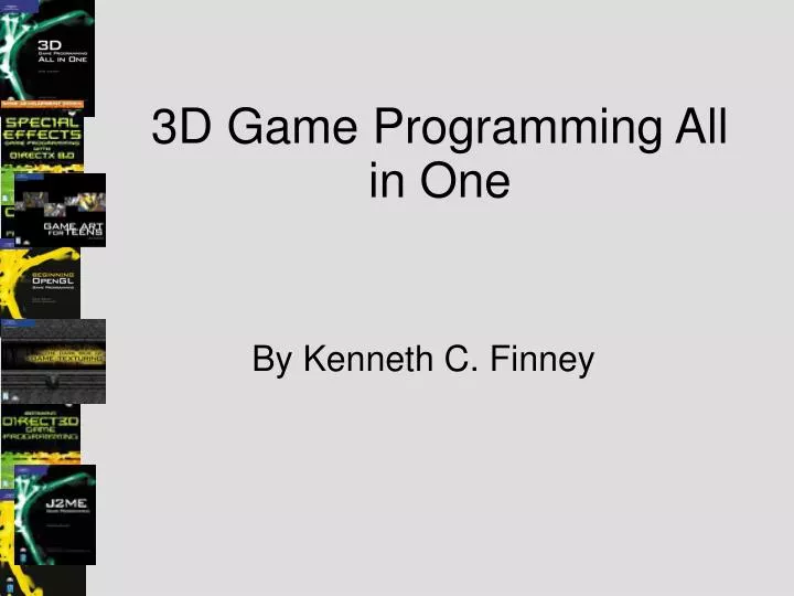 PPT - 3D Game Programming All in One PowerPoint Presentation, free ...