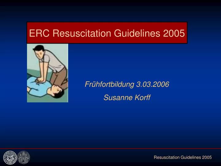 PPT - ERC Resuscitation Guidelines 2005 PowerPoint Presentation, free ...