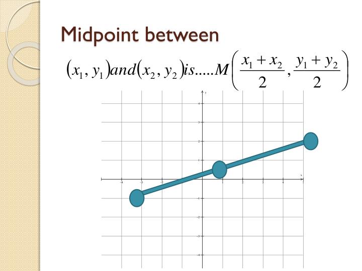 PPT - The Midpoint of a Line Segment PowerPoint Presentation - ID:4180386