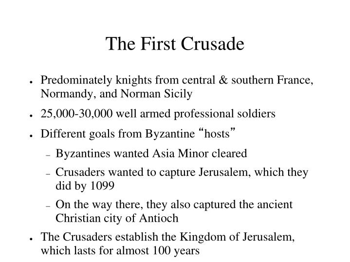 PPT - The Crusades & The Rise of Papal Power PowerPoint Presentation ...