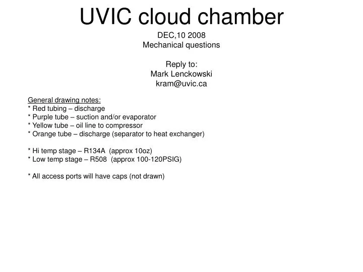 PPT - UVIC cloud chamber PowerPoint Presentation, free download - ID ...