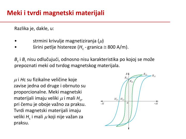 PPT - Magnetski materijali – I. PowerPoint Presentation - ID:4182054