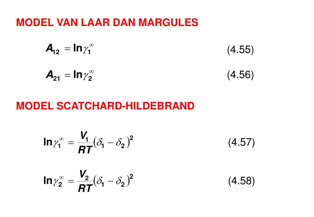 PPT - TERMODINAMIKA LARUTAN: KOEFISIEN AKTIVITAS PowerPoint ...