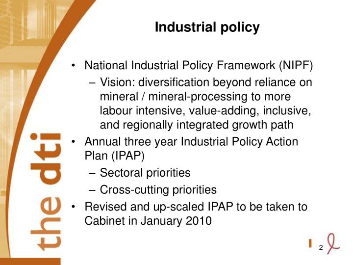 PPT - Industrial policy PowerPoint Presentation - ID:4183840