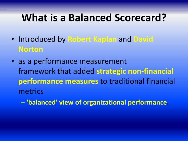 PPT - Dynamic Balanced Scorecard System PowerPoint Presentation - ID ...