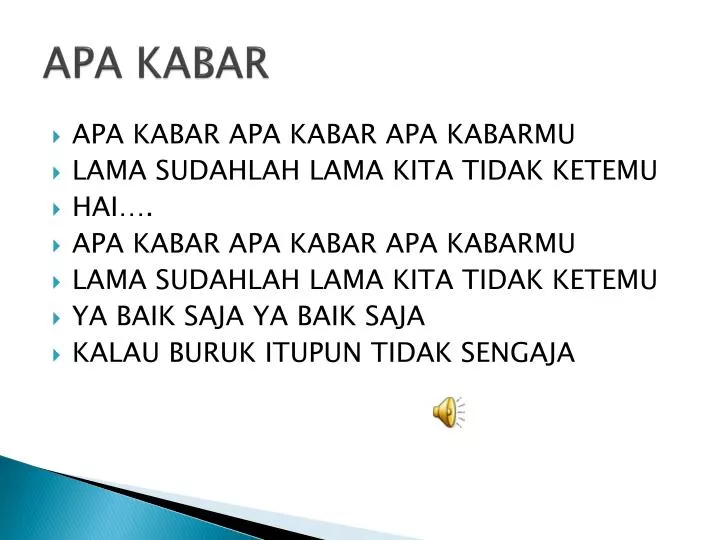 PPT - APA KABAR PowerPoint Presentation, free download - ID:4184240