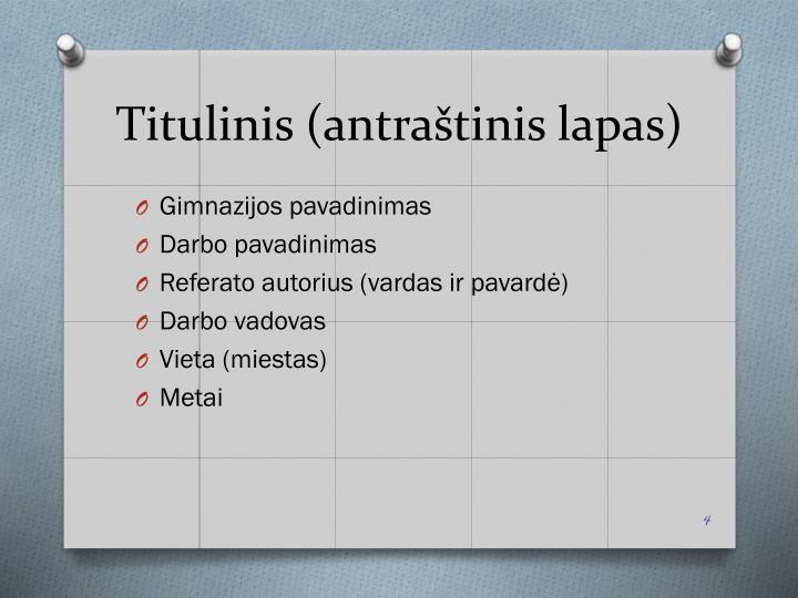 PPT - Kaip tinkamai parengti rašto darbą? PowerPoint Presentation - ID ...