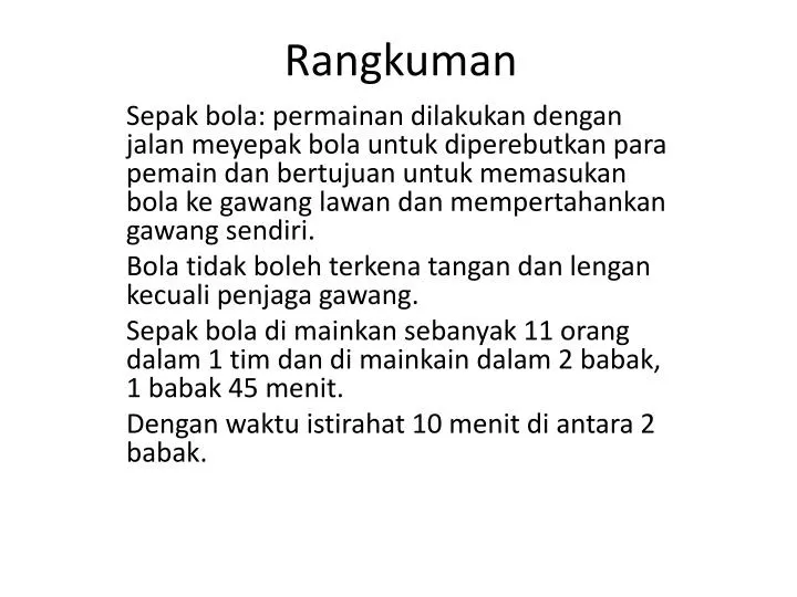 PPT - Rangkuman PowerPoint Presentation, free download - ID:4186128