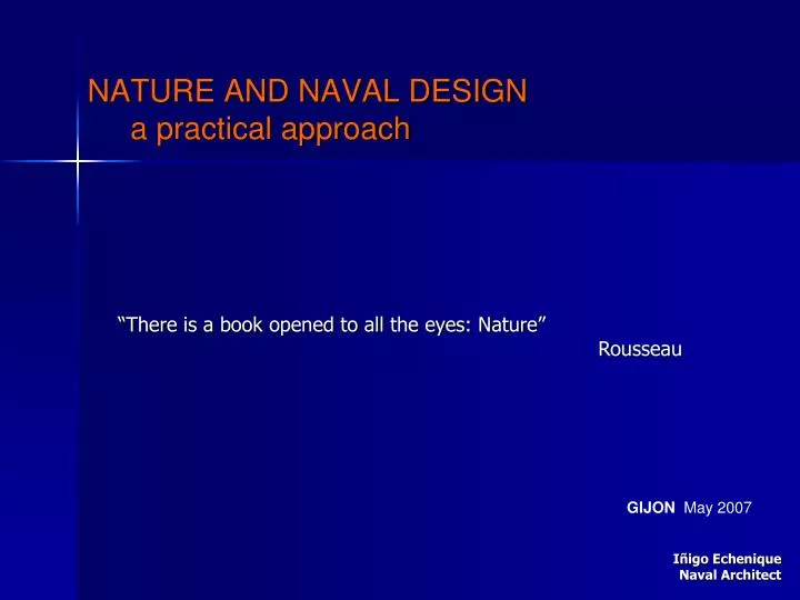 PPT - NATURE AND NAVAL DESIGN a practical approach PowerPoint ...