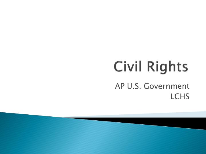 PPT - Civil Rights PowerPoint Presentation, free download - ID:4188048