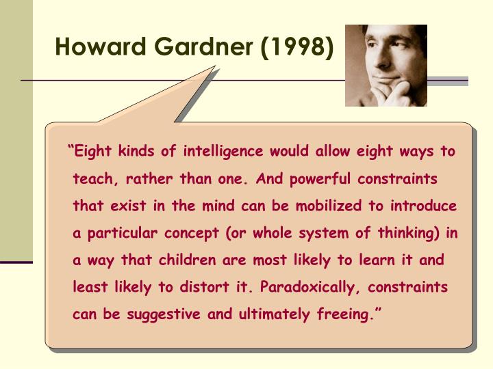 PPT - The multiple intelligences: PowerPoint Presentation - ID:4188666
