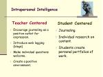 PPT - The multiple intelligences: PowerPoint Presentation - ID:4188666