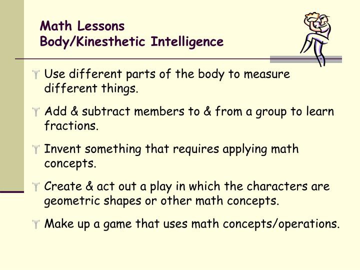 PPT - The multiple intelligences: PowerPoint Presentation - ID:4188666