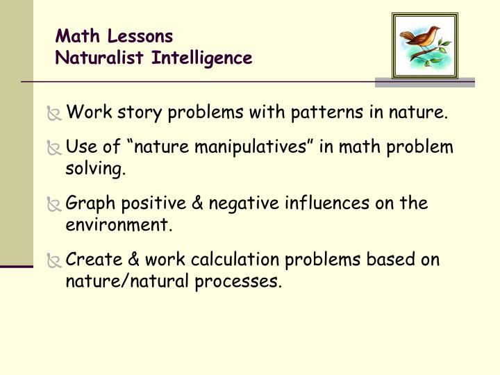 PPT - The multiple intelligences: PowerPoint Presentation - ID:4188666