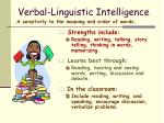 PPT - The multiple intelligences: PowerPoint Presentation - ID:4188666