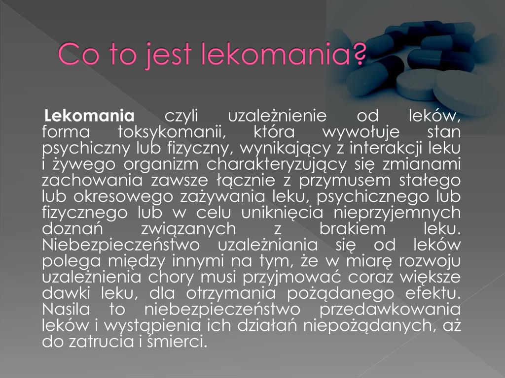 PPT - Uzależnienia PowerPoint Presentation, free download - ID:4191372
