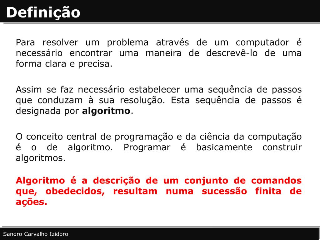 Quais Sao Os Itens De Um Algoritmo - LIBRAIN Quais Sao Os Itens De Um Algoritmo - LIBRAIN