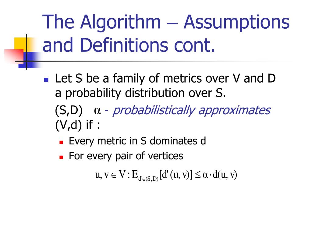 Ppt A Tight Bound On Approximating Arbitrary Metrics By Tree Metrics Powerpoint Presentation