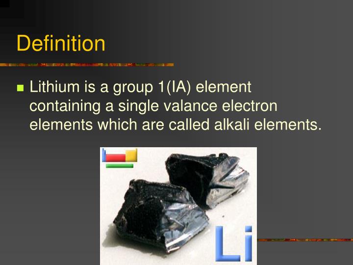 PPT - Lithium PowerPoint Presentation - ID:4192211