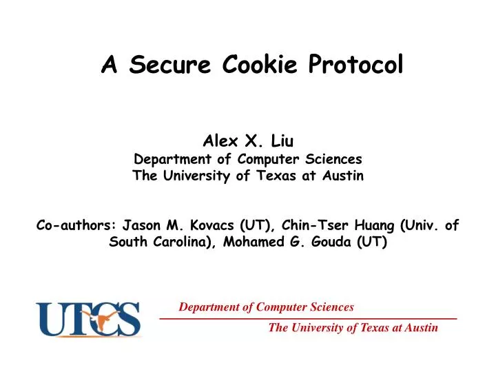 PPT - A Secure Cookie Protocol PowerPoint Presentation, free download ...