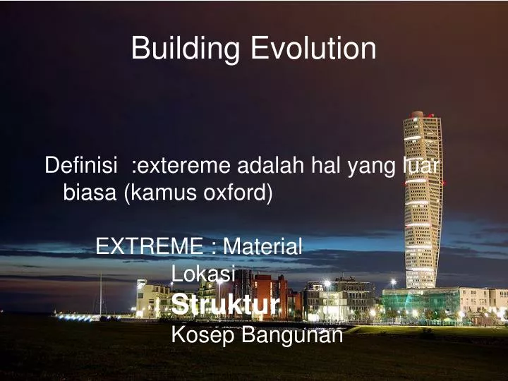 PPT - Building Evolution PowerPoint Presentation, free download - ID ...