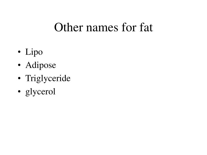 PPT - Nutrition Chapter 5 - FATS PowerPoint Presentation - ID:4196135